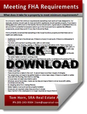 An FHA appraisal resource guide and checklist for real estate agents ...
